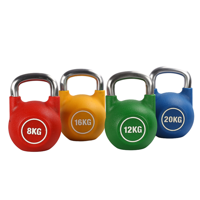 Color-coded Urethane Competition Kettlebell – www.gymgear.cn